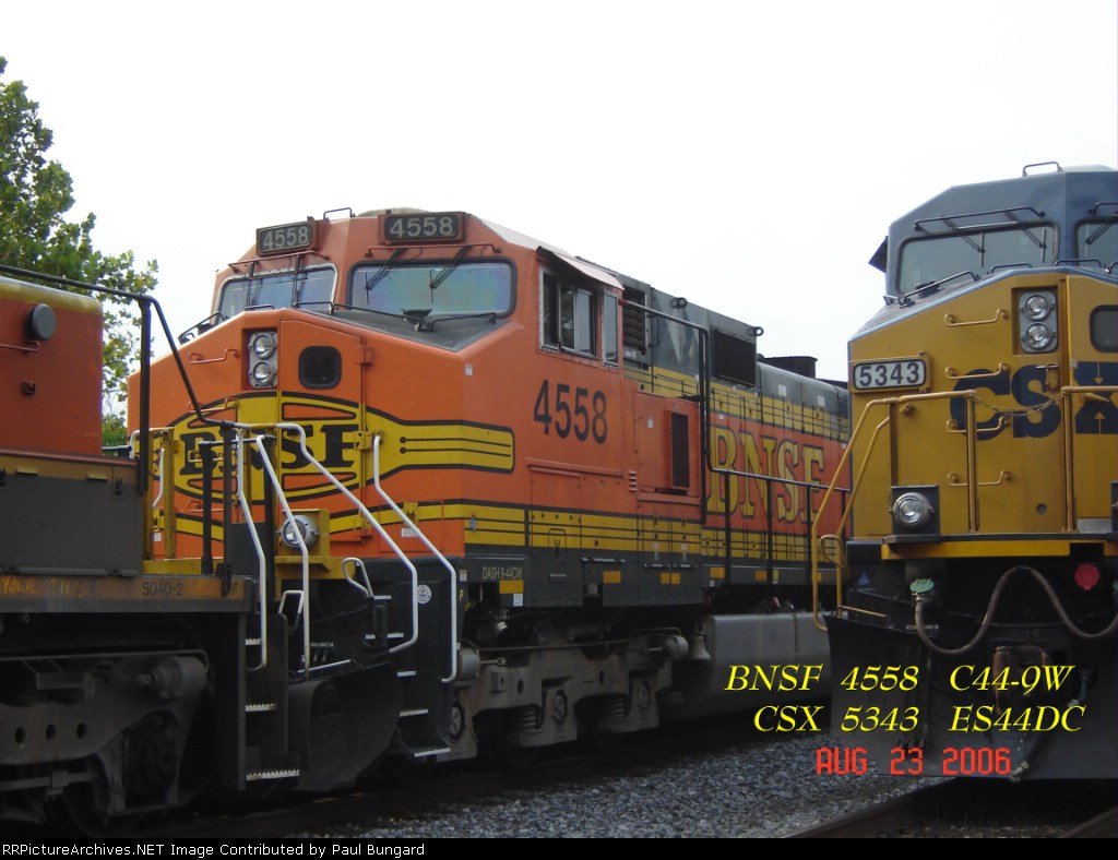 BNSF 4558 C44-9W 08/23/2006